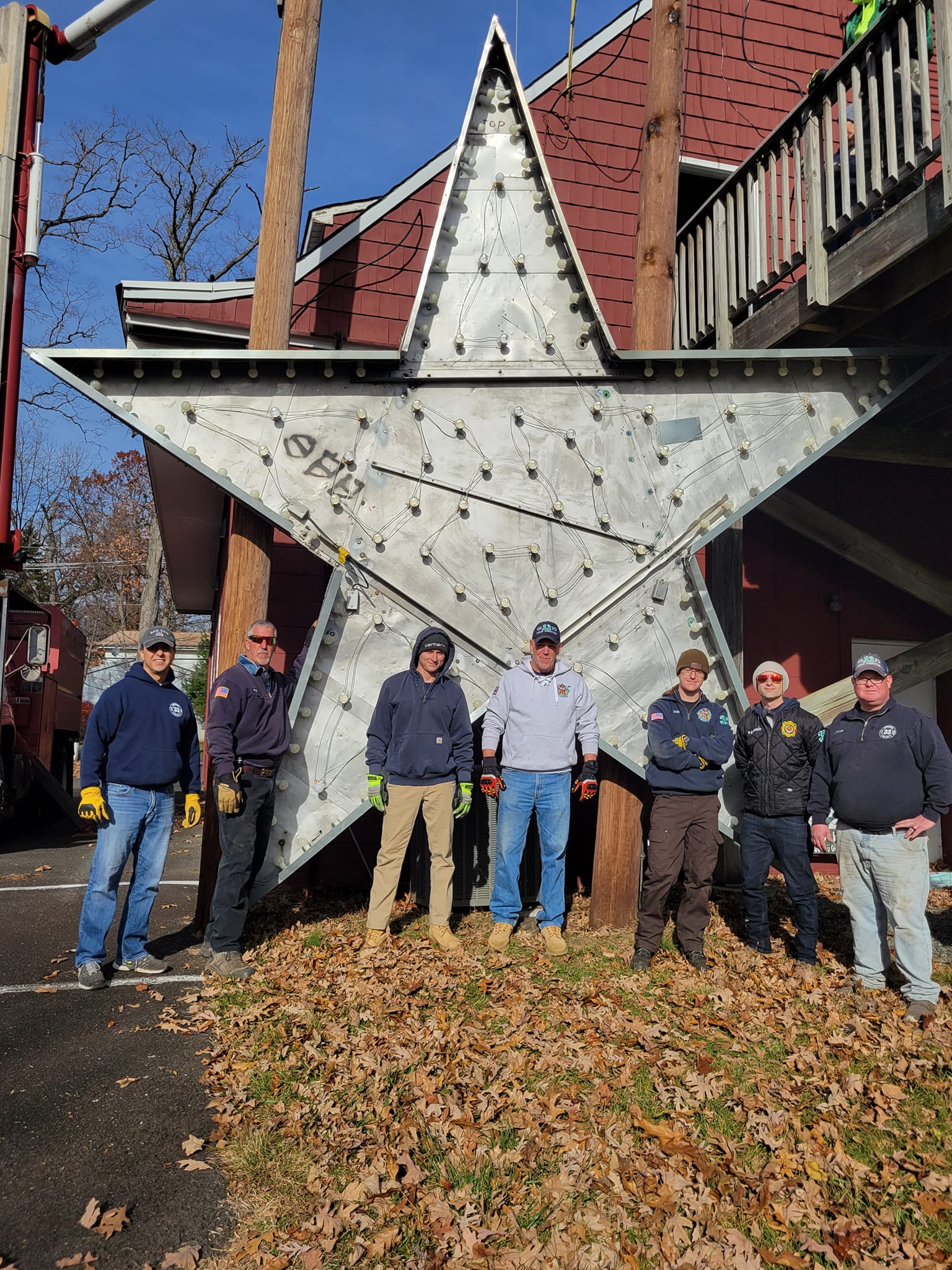 75th Annual Christmas Star Raising - Green Brook Fire Company